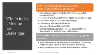 Operational Aspects of Real Time Market in India | PPT