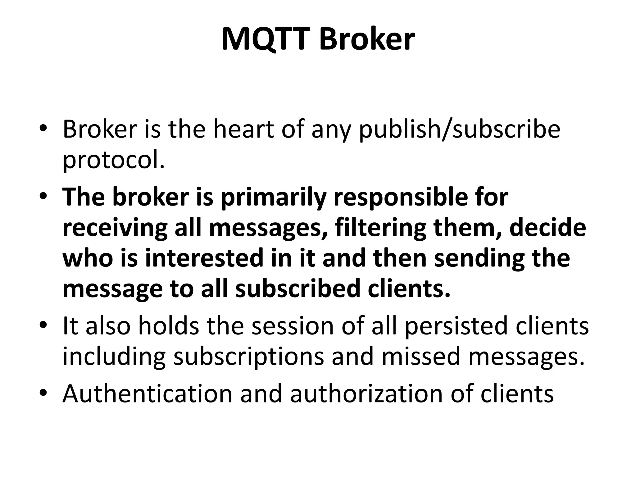 Introduction to MQ Telemetry Transport (MQTT) | PPTX | Computer Networking | Computing