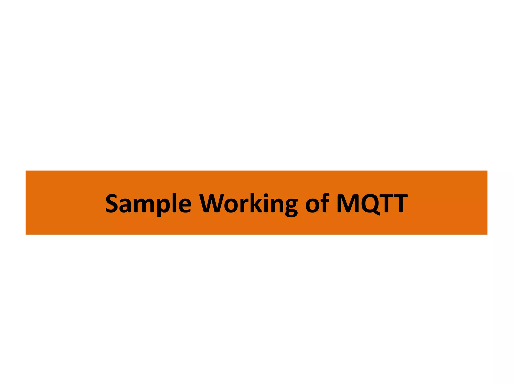 Introduction To Mq Telemetry Transport Mqtt Pptx Computer