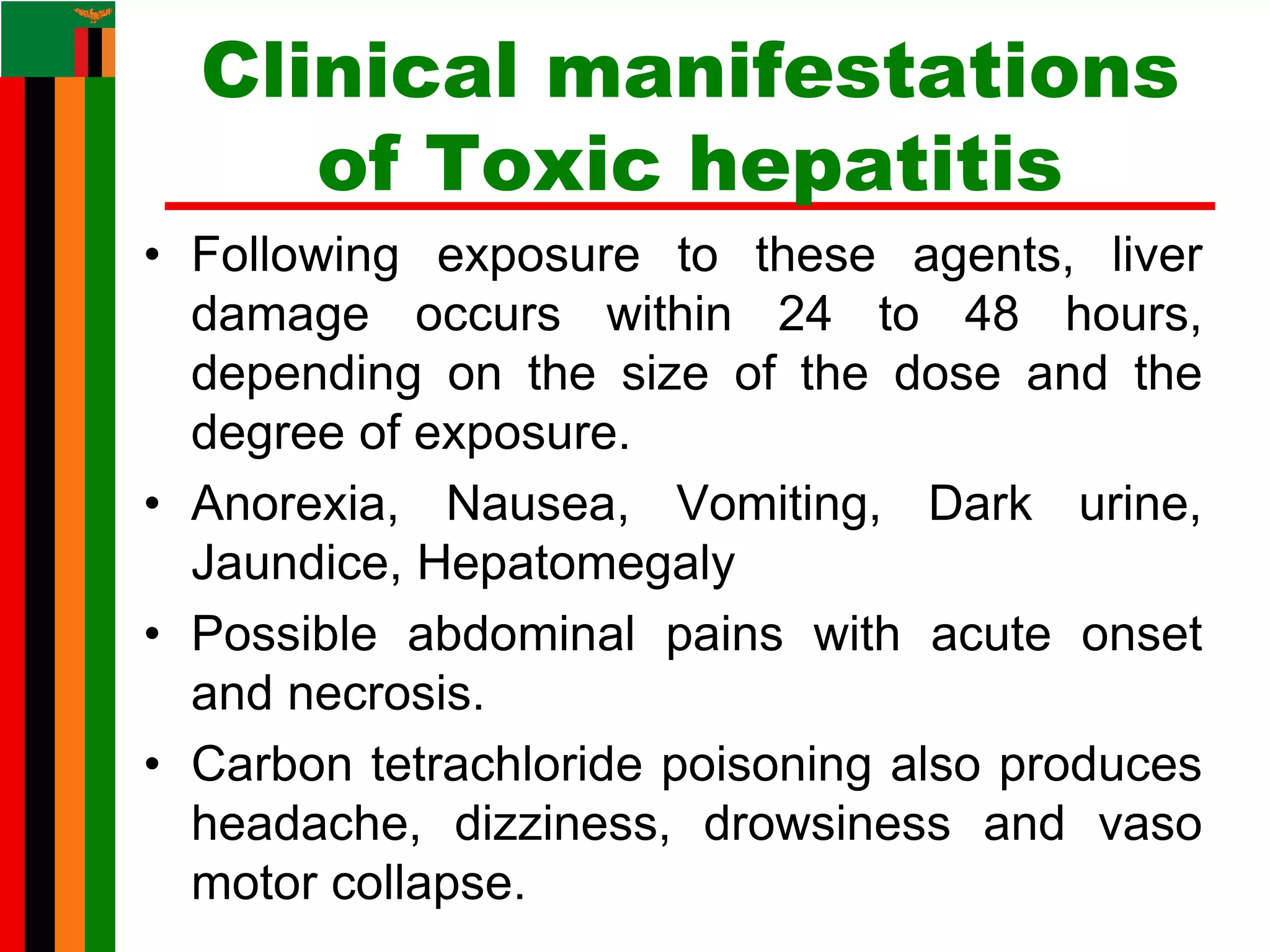 Toxic hepatitis-Mr Mulundano | PPTX