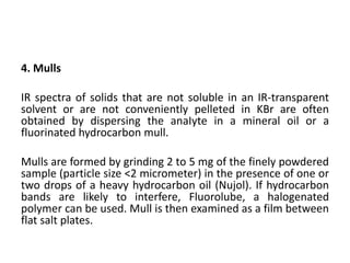 3.Sample handling techniques used in IR | PPTX