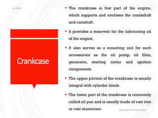 Components of I C Engine By Er. Hema Gavit | PDF