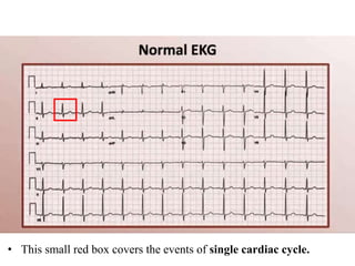 3. ecg basics waveforms, segments, intervals | PPTX