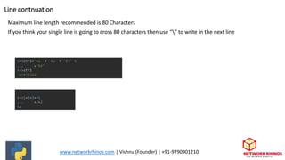 3. basics of python | PPT