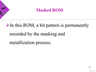 memory classification | PPT