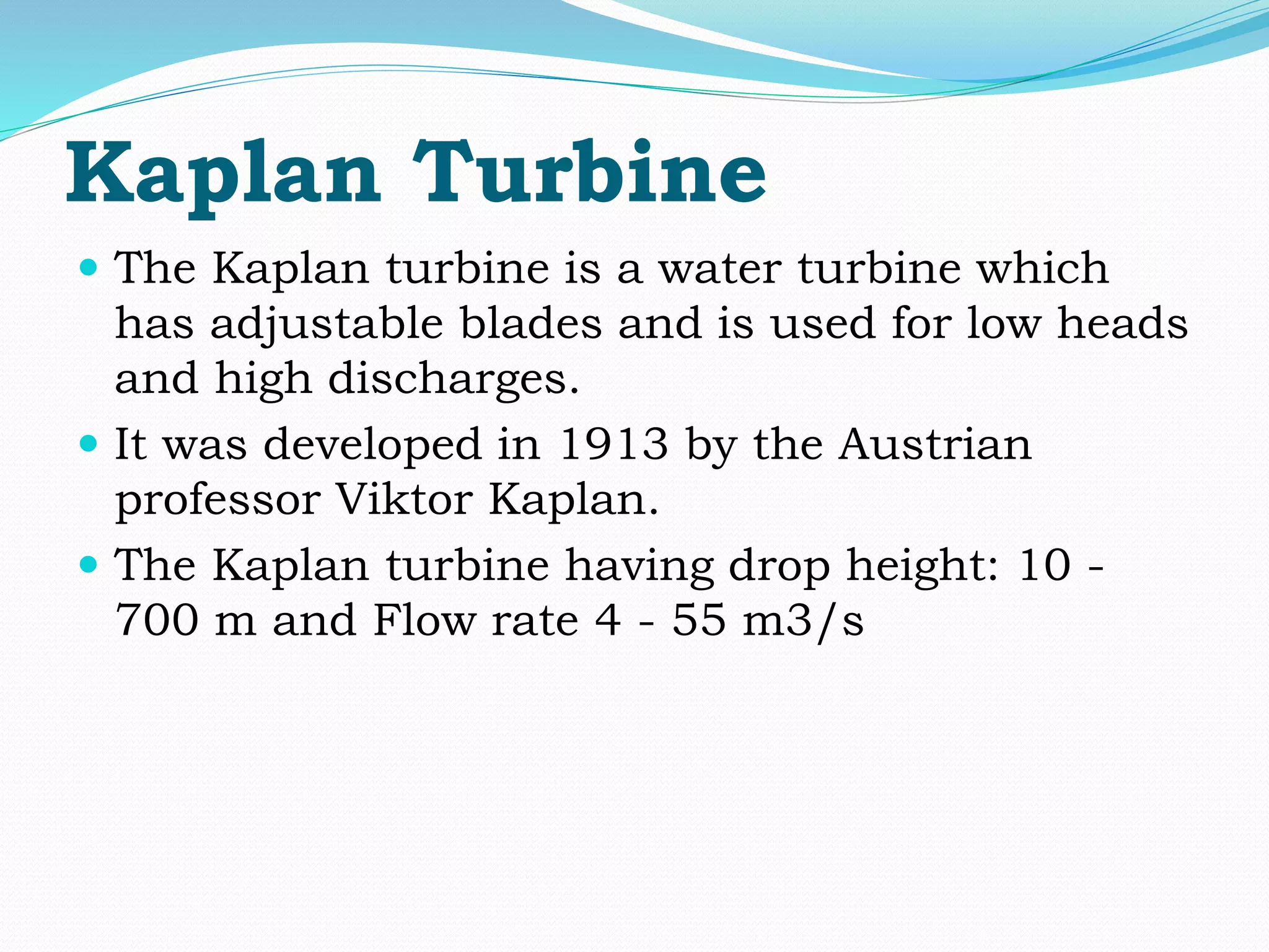 Classification of Turbines | PPTX