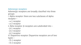 3. adrenergic drugs | PPTX