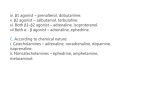 3. adrenergic drugs | PPT