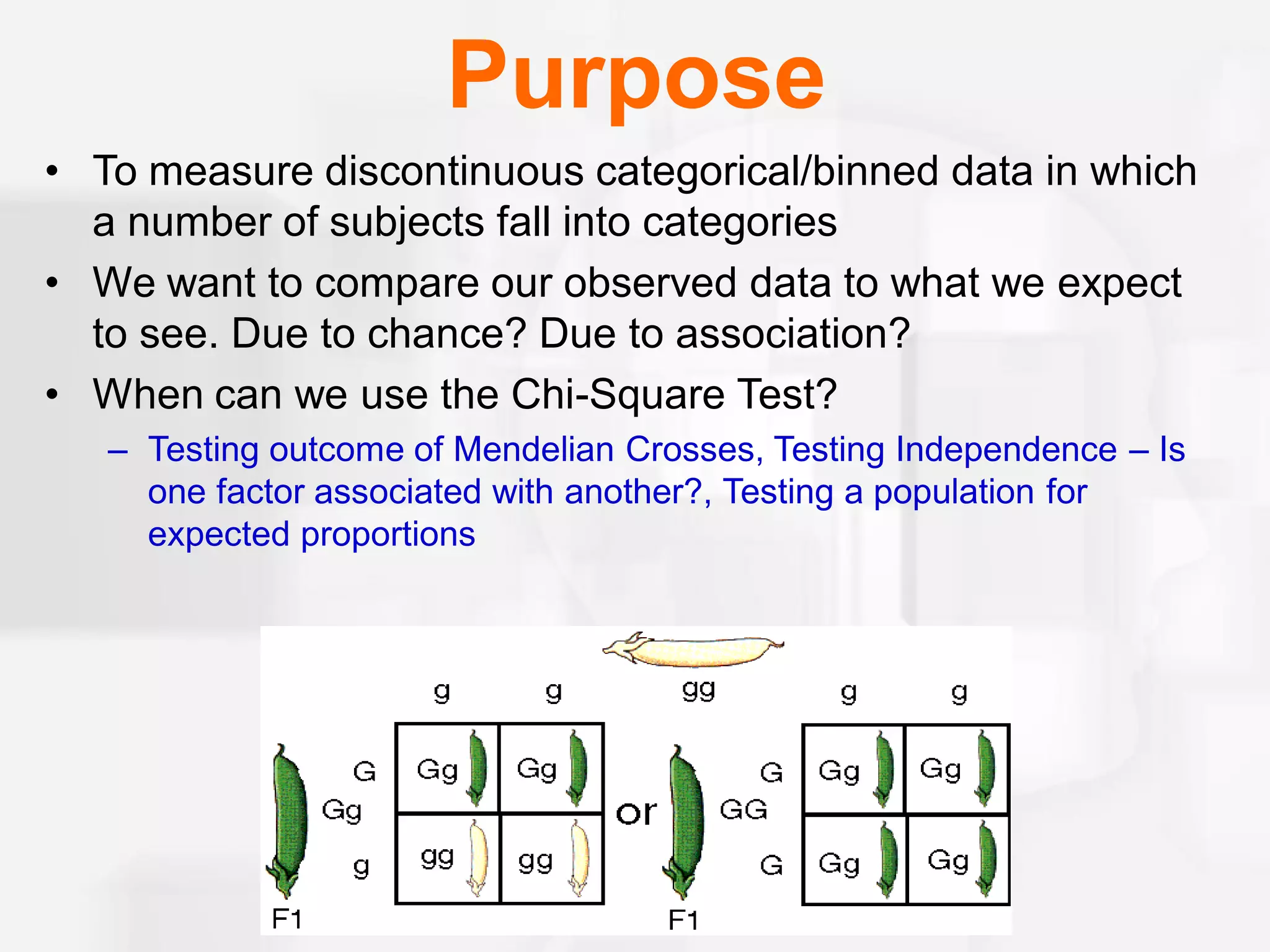 chi square statistics | PDF