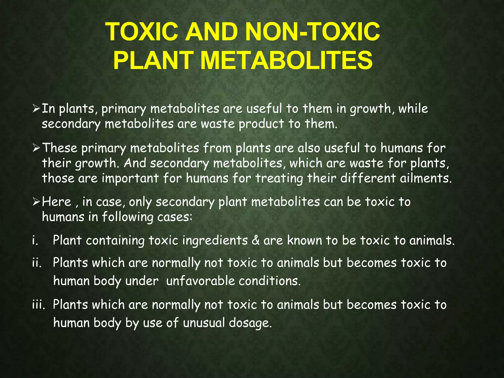 Toxic_Plants_and_Toxicological_Risk_of_Plant_Dugs | PPTX