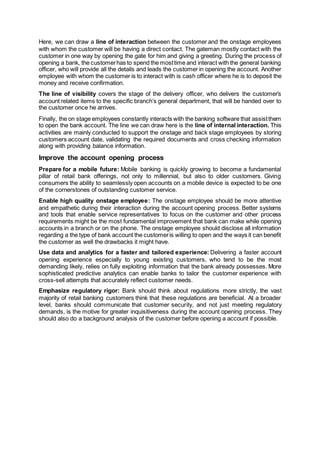 Assignment on Service Blueprint of a bank | DOCX