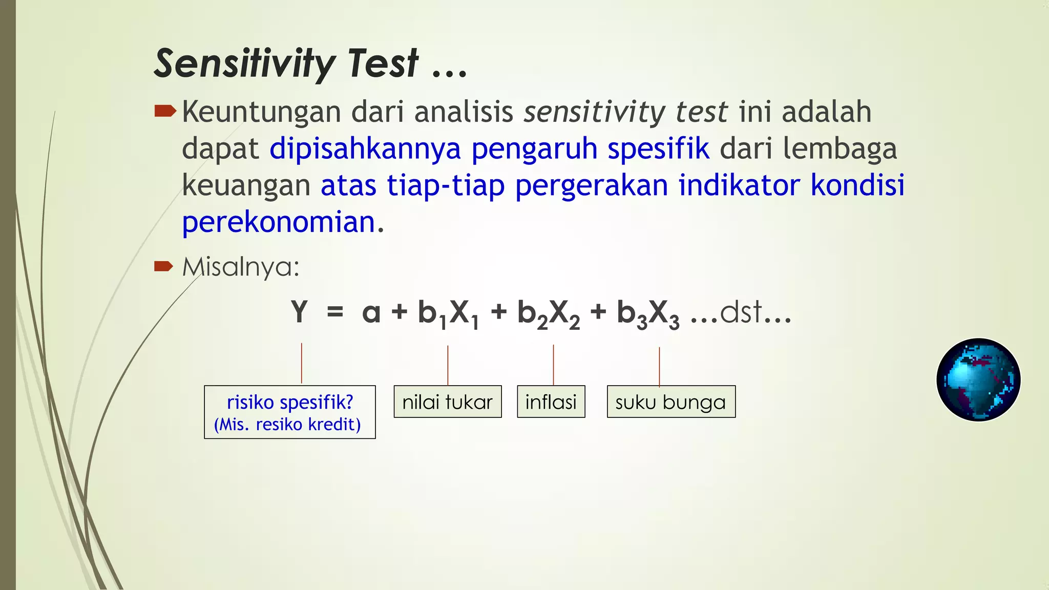 Sensitivitas vs Analisis Skenario_ Materi Training Stress Testing | PDF