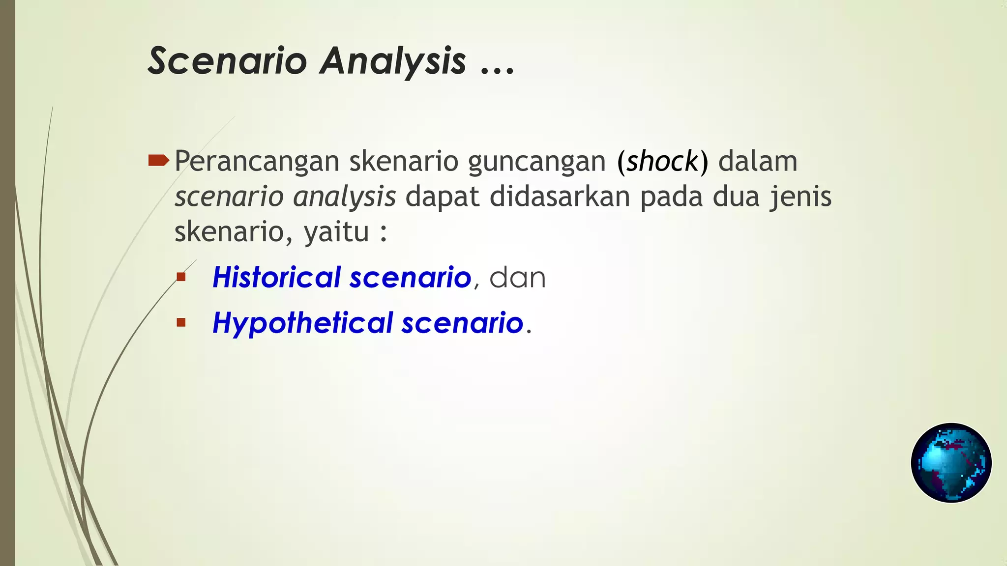 Sensitivitas vs Analisis Skenario_ Materi Training Stress Testing | PDF