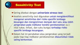 Sensitivitas vs Analisis Skenario_ Materi Training Stress Testing | PDF