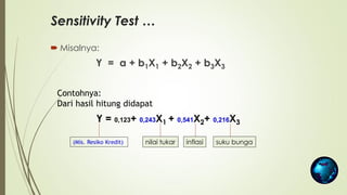 Sensitivitas vs Analisis Skenario_ Materi Training Stress Testing | PDF
