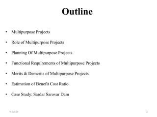 Planning of Water Resource Planning Projects | PPTX
