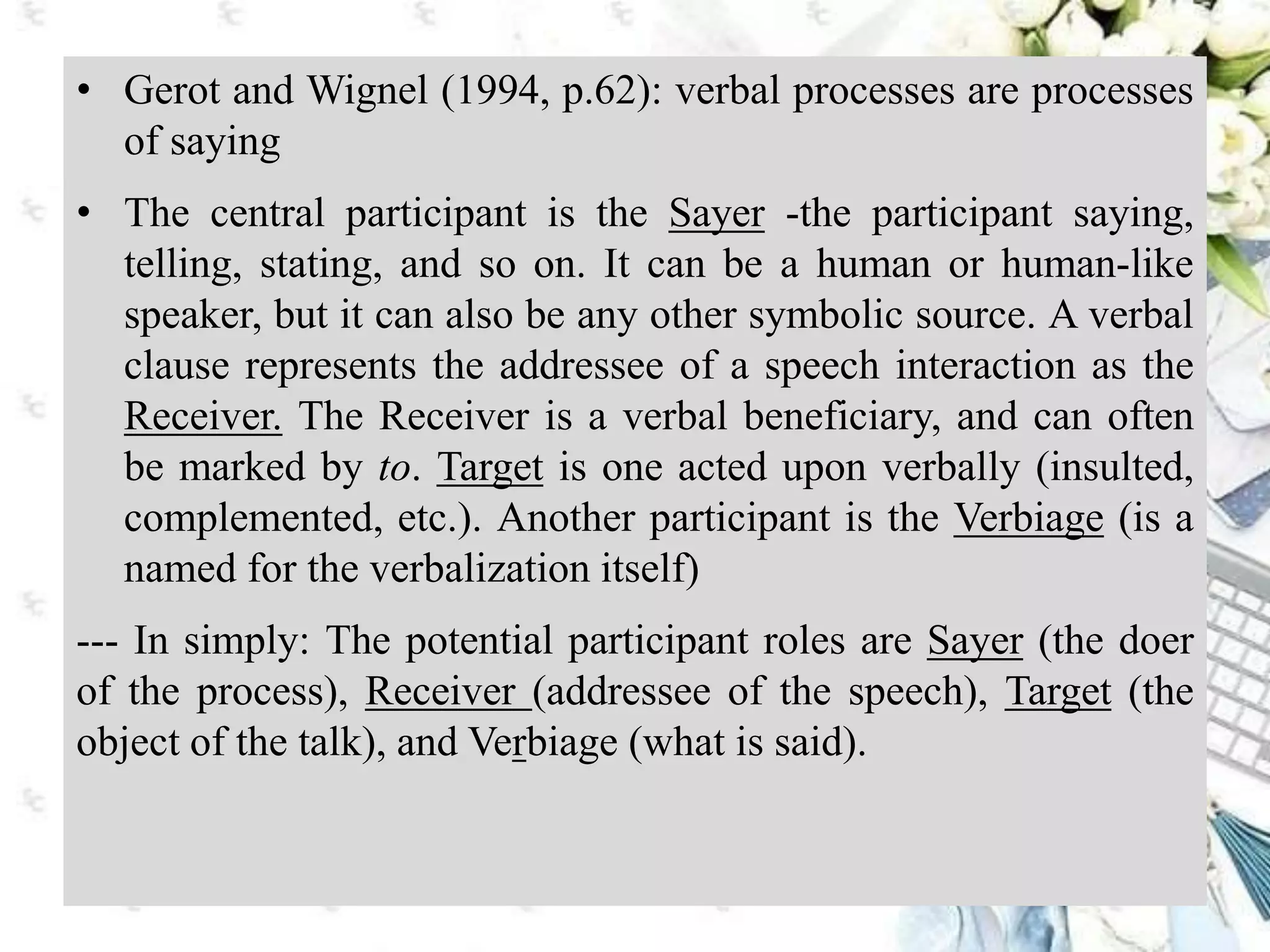 Systemic Functional Linguistics Ideational Meanings Ppt Science