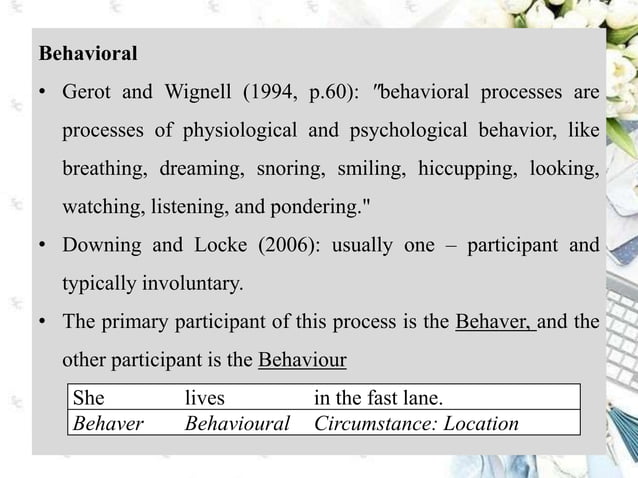 SYSTEMIC FUNCTIONAL LINGUISTICS: IDEATIONAL MEANINGS | PPT | Science