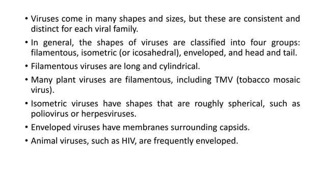 3. structure of viruses | PPTX | Biological Sciences | Science