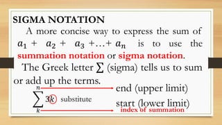 Summation Notation | PDF