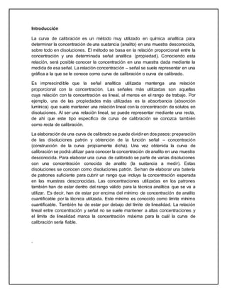 CURVAS DE CALIBRACIÓN POR REFRACTOMETRÍA | DOCX