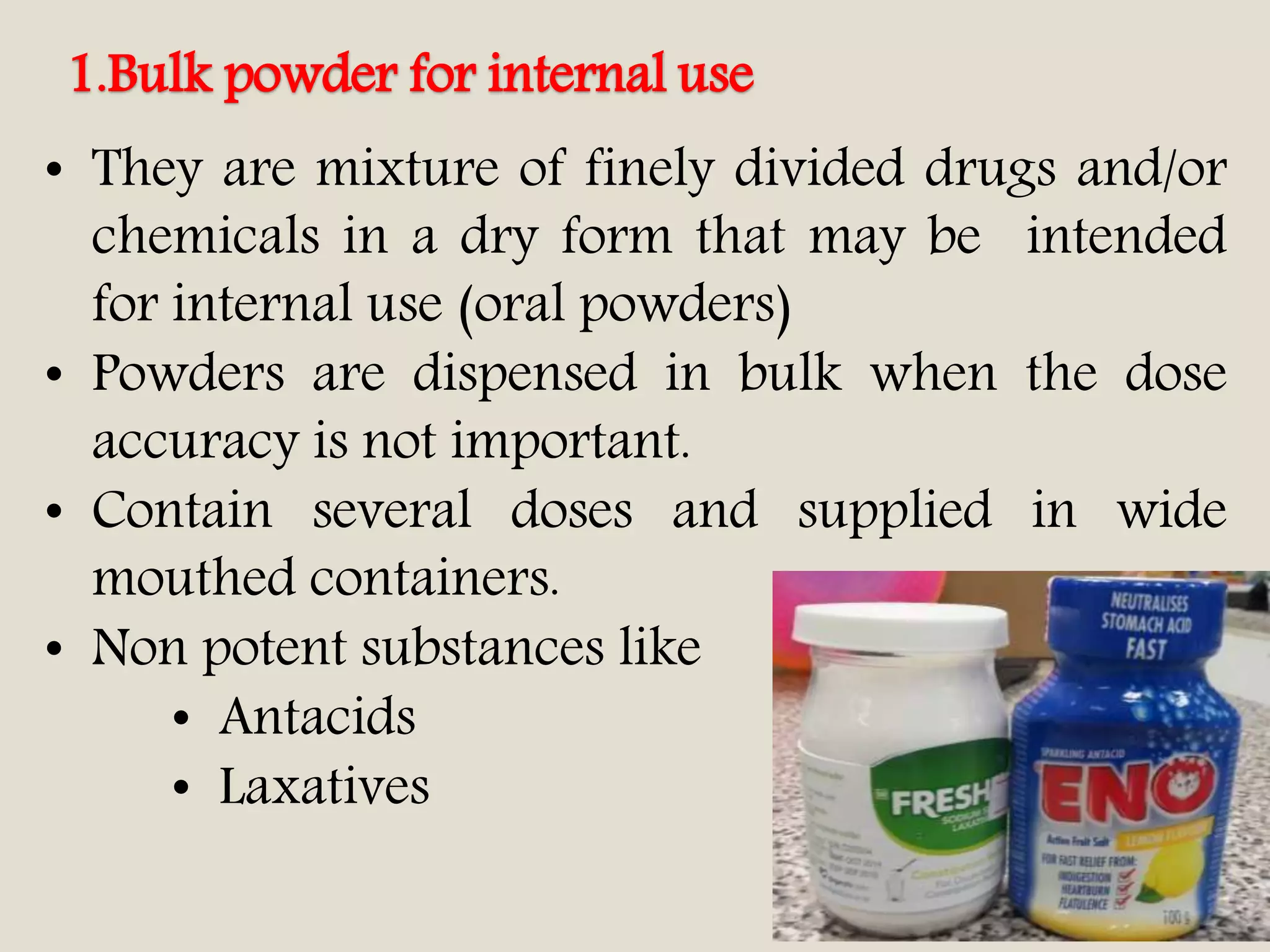 powders & granules | PPTX