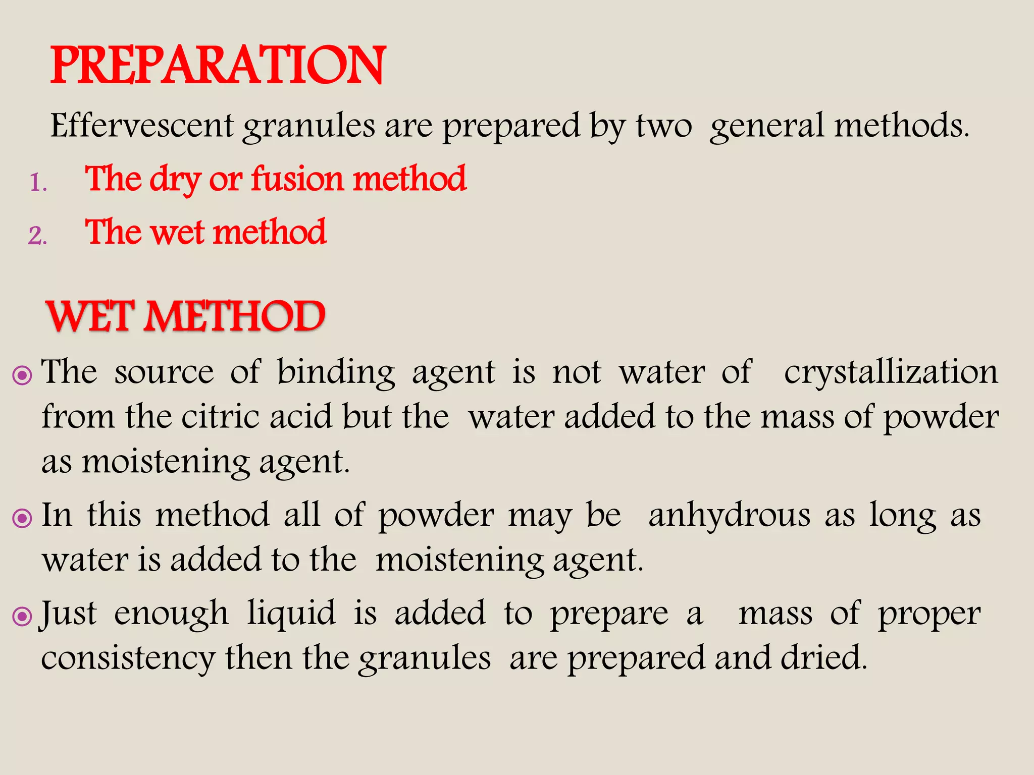 powders & granules | PPTX