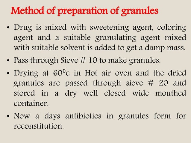 powders & granules | PPTX | Substance Abuse | Diseases and Conditions