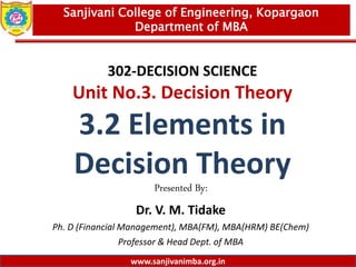 3.2 elements in decision theory | PPTX