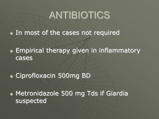 Approach to the Patient of Acute Diarrhea | PPT