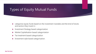 All About Equity Funds | Equity Fund Types Features and Benefits | PPT
