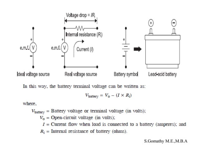 Parameters of batteries | PDF