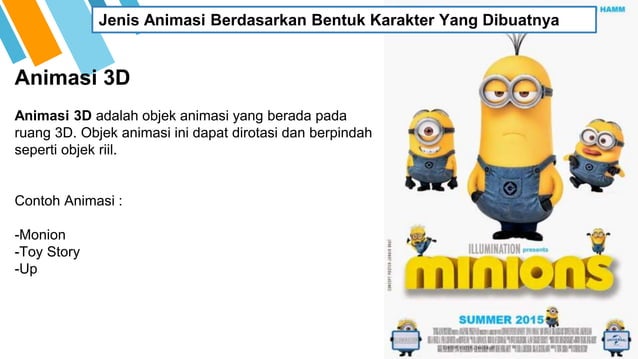 3.1 memahami prinsip dasar pembuatan animasi 2 dimensi (vector) | PPTX