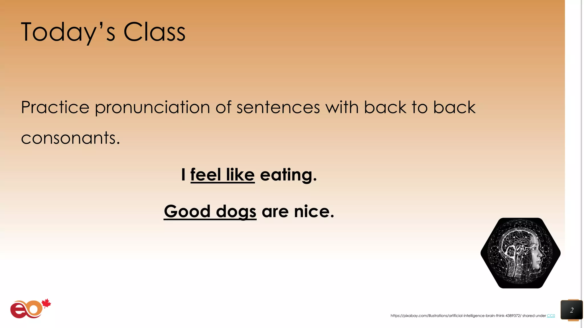 linking consonants to consonants | PPT