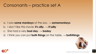 linking consonants to consonants | PPT