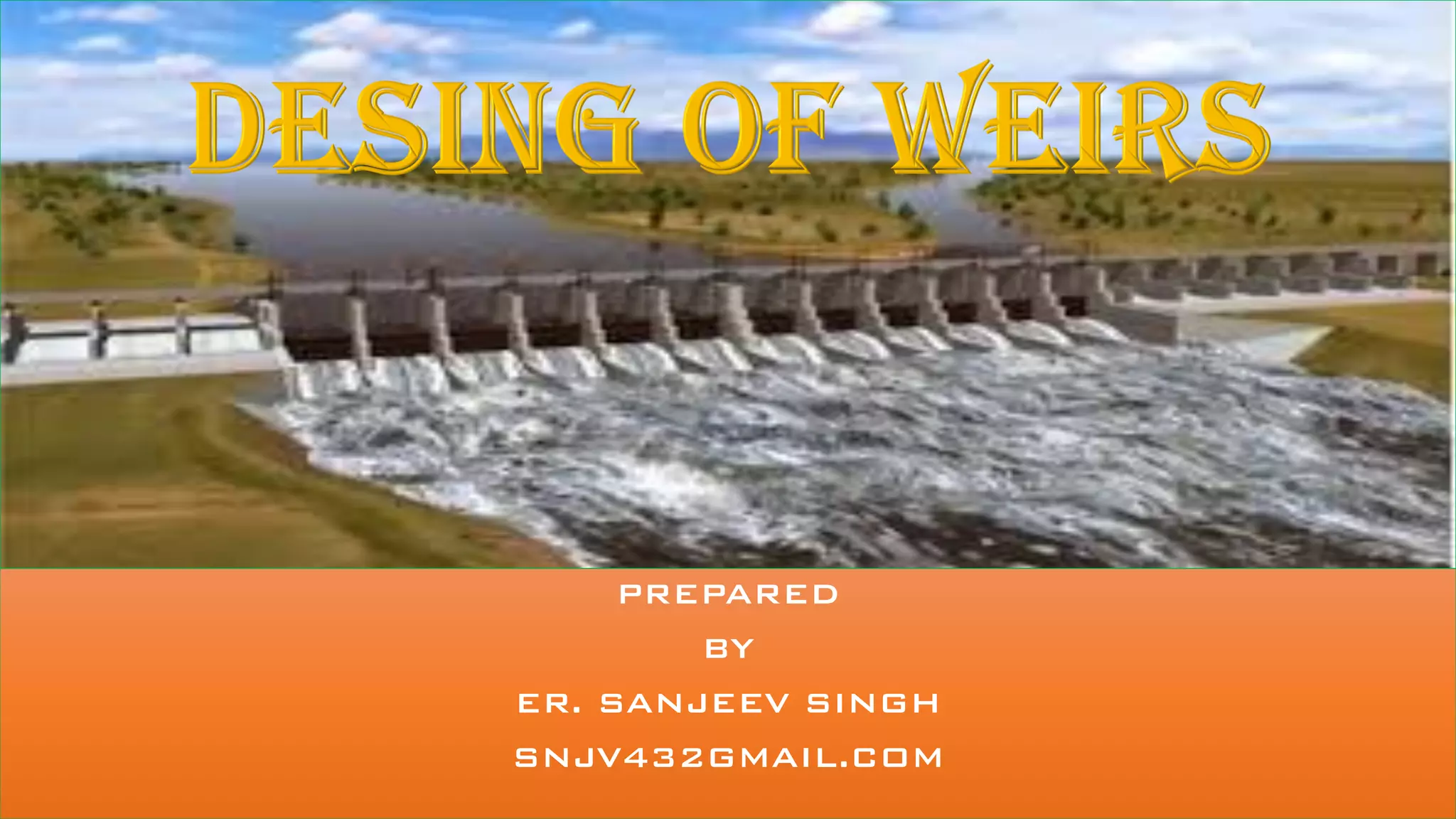 design of weirs | PDF