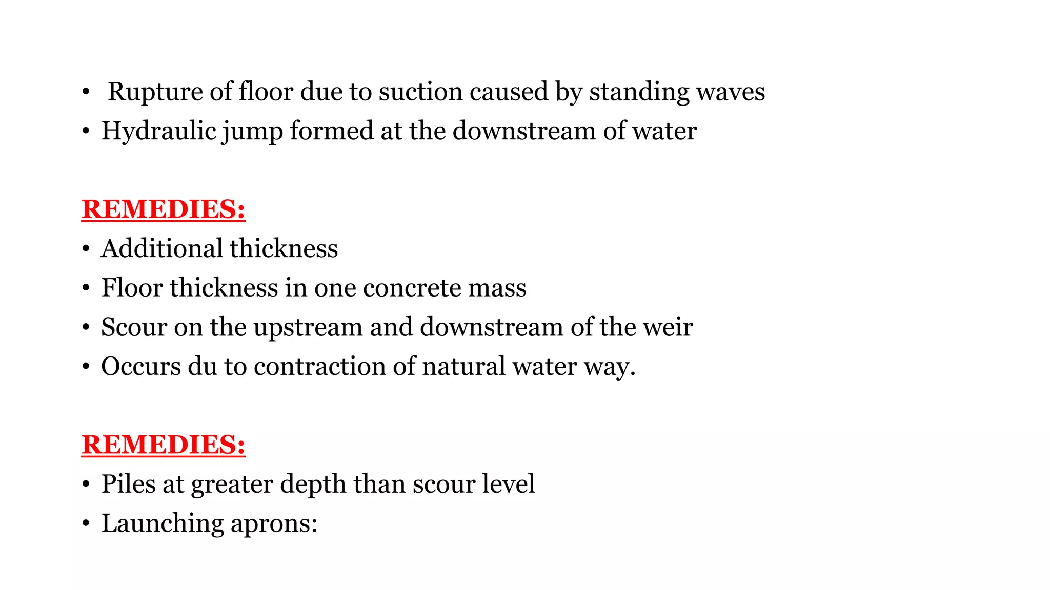 design of weirs | PDF
