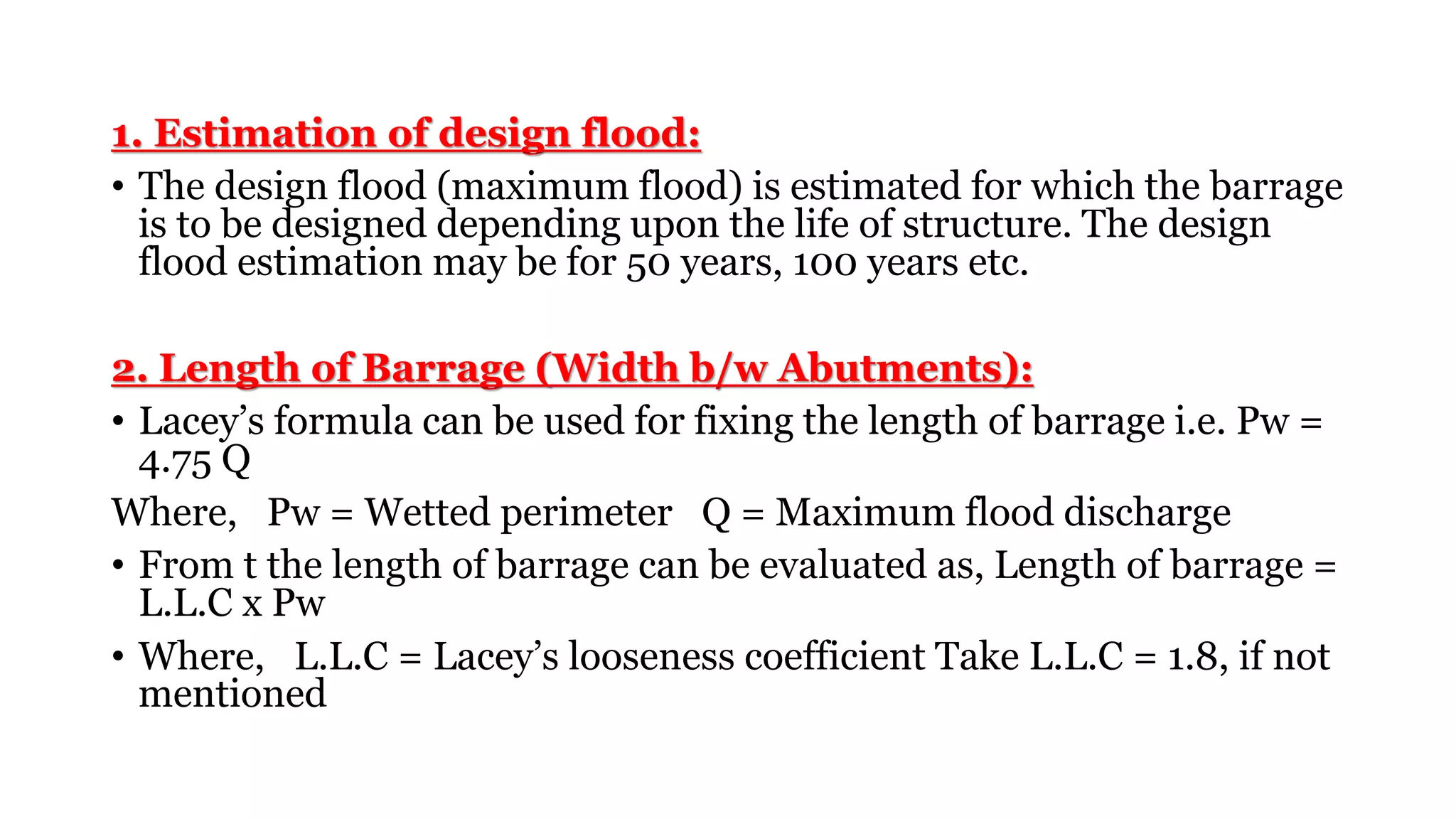 design of weirs | PDF