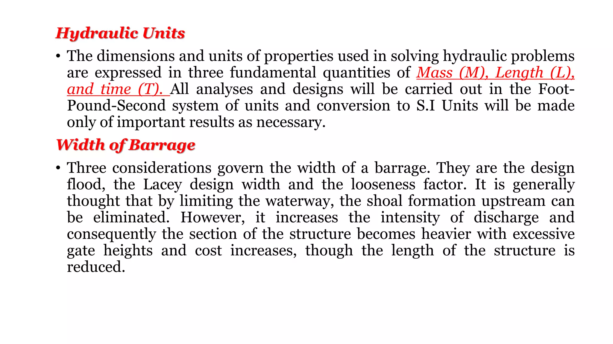 design of weirs | PDF