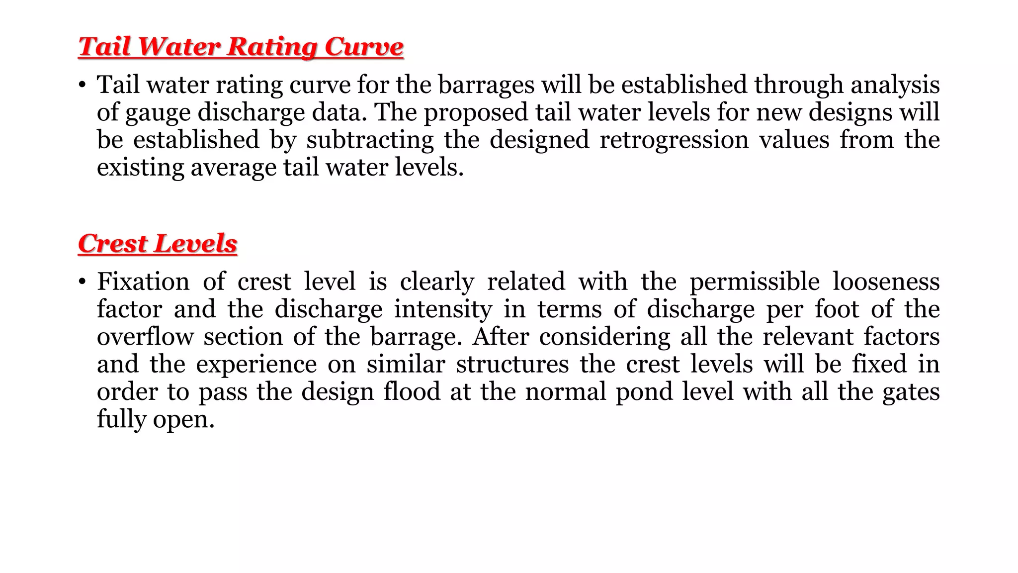 design of weirs | PDF
