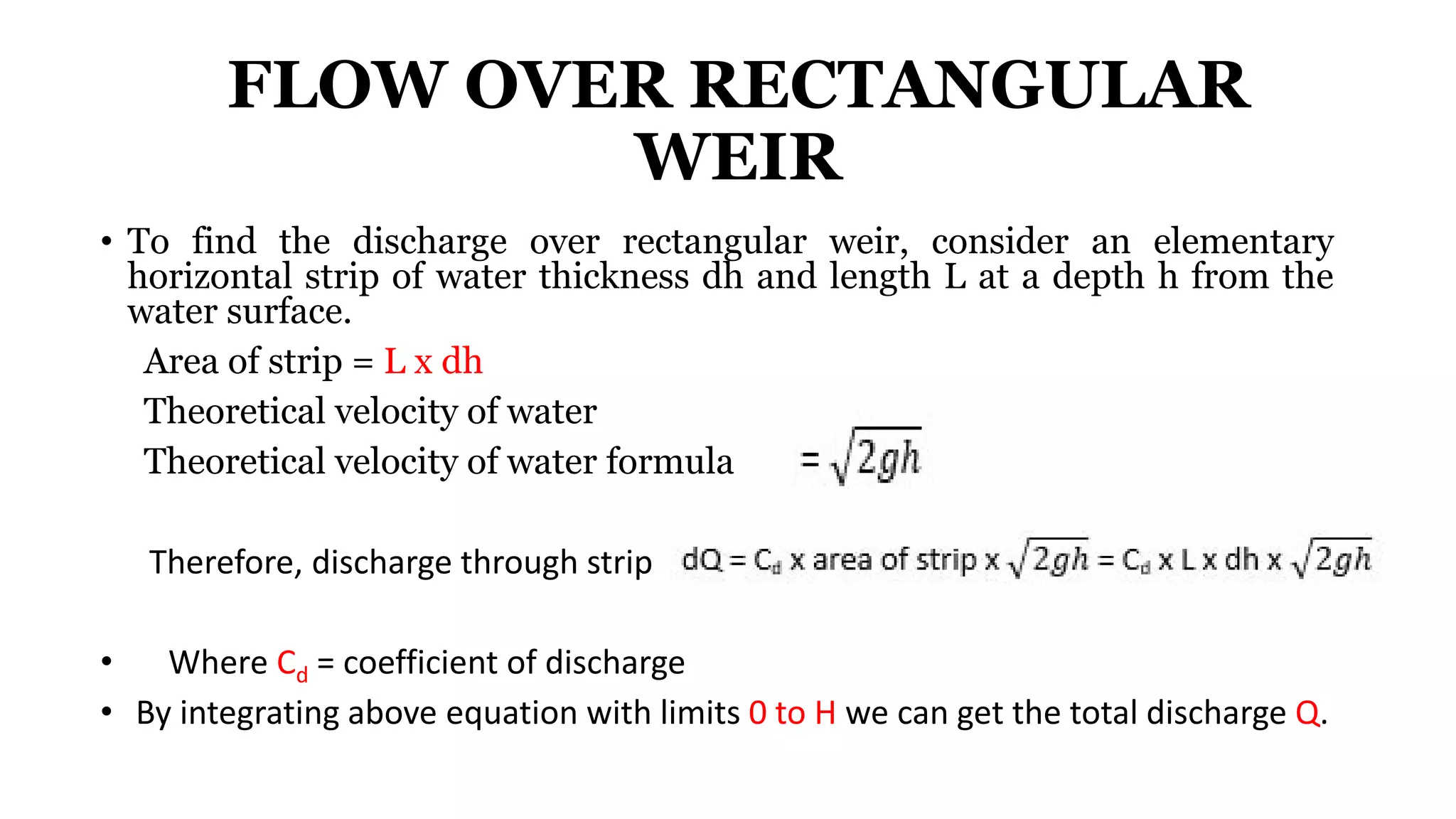design of weirs | PDF
