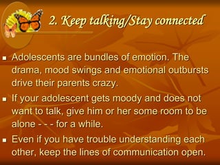 Ways to Get Along Adolescent | PPT