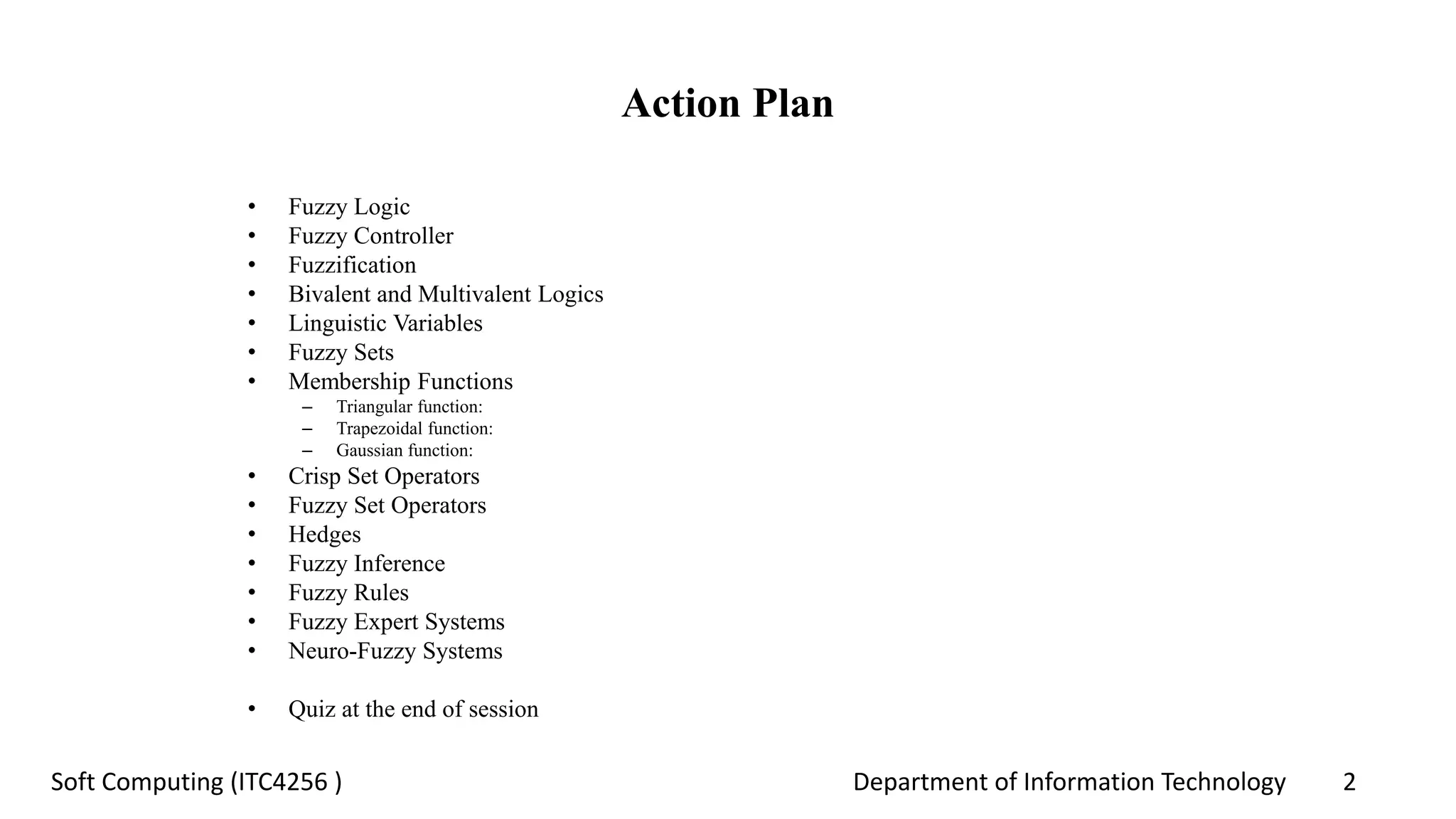 Fuzzy logic member functions | PPTX