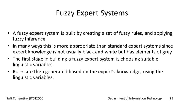 Fuzzy logic member functions | PPTX | Programming Languages | Computing