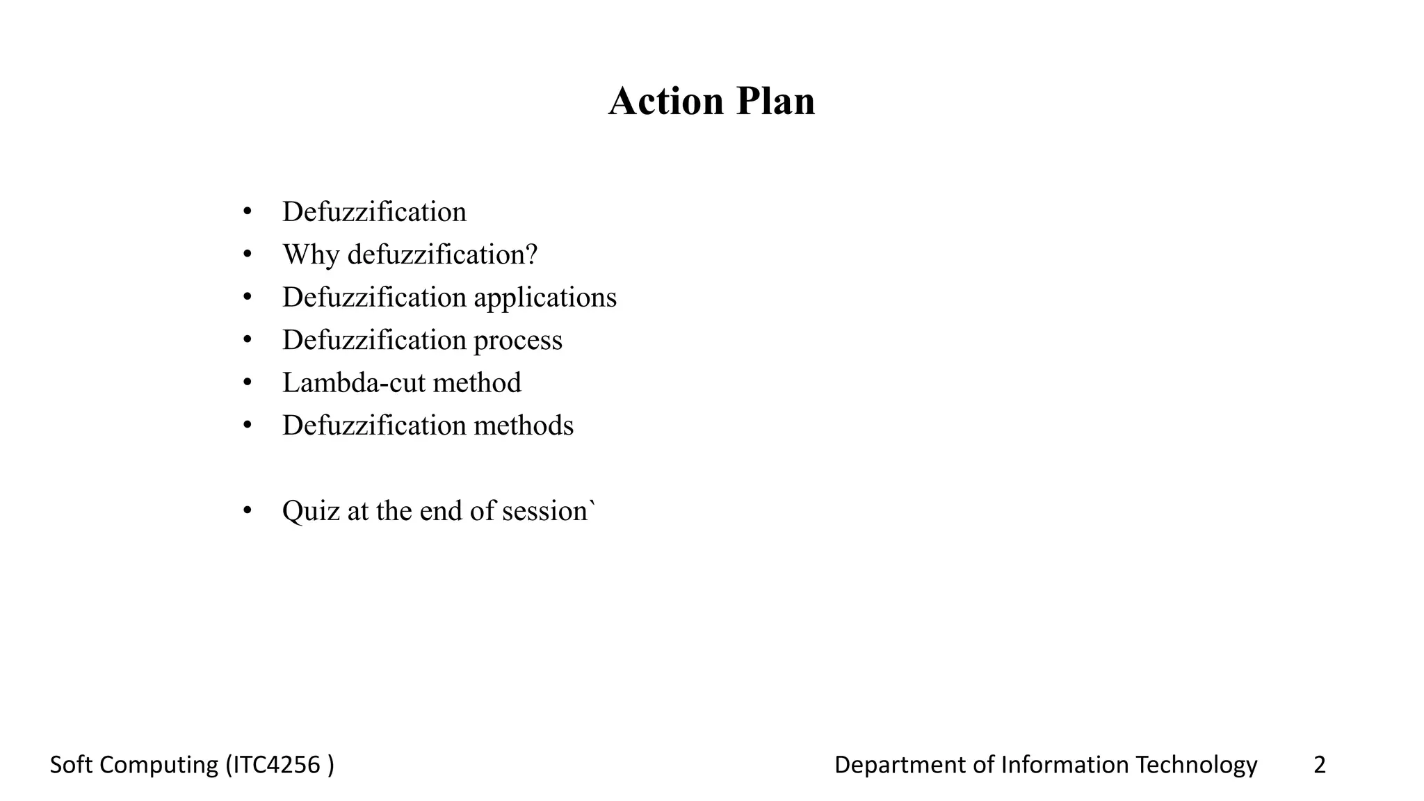 Defuzzification | PPTX | Programming Languages | Computing