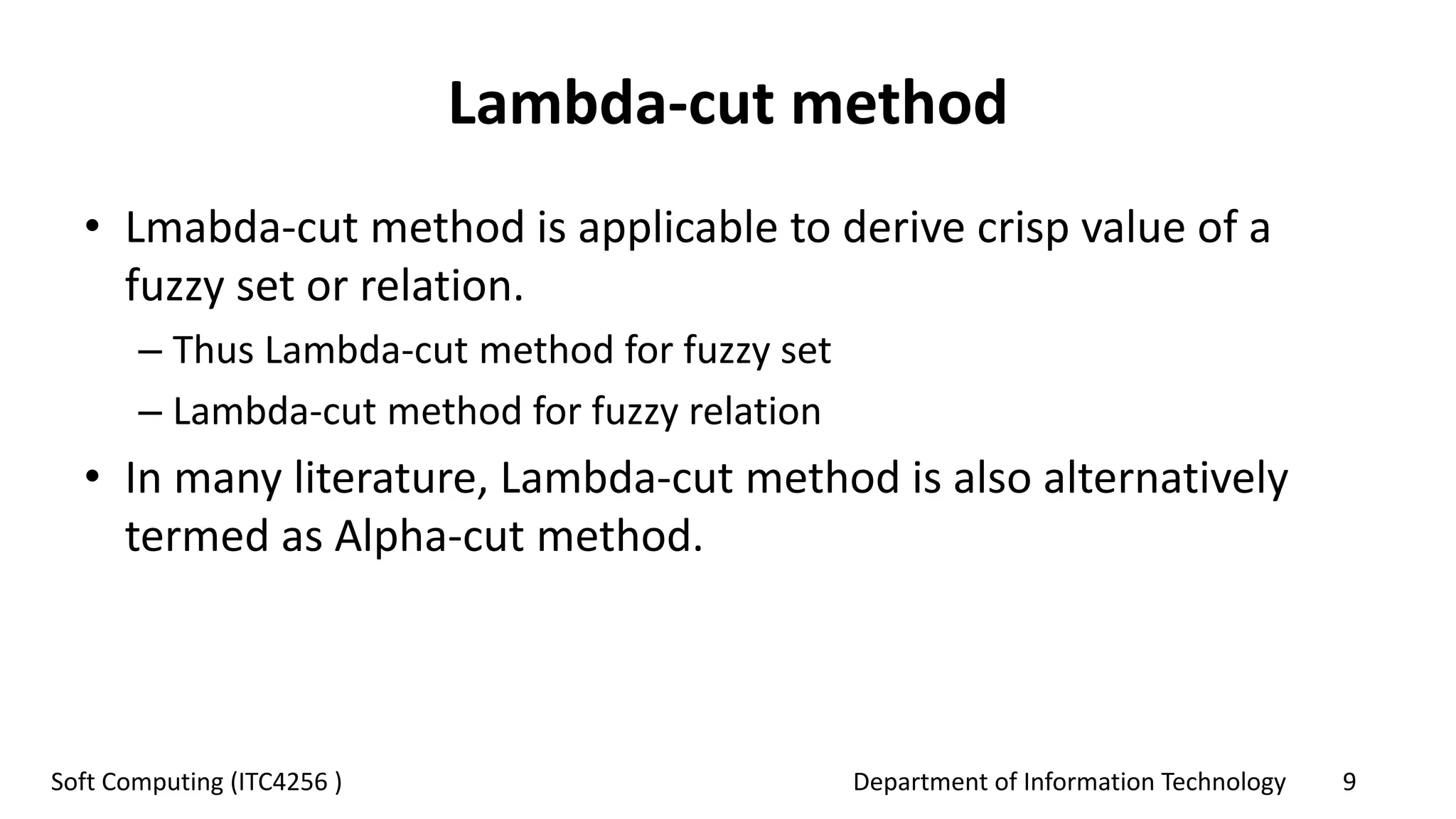 Defuzzification | PPTX