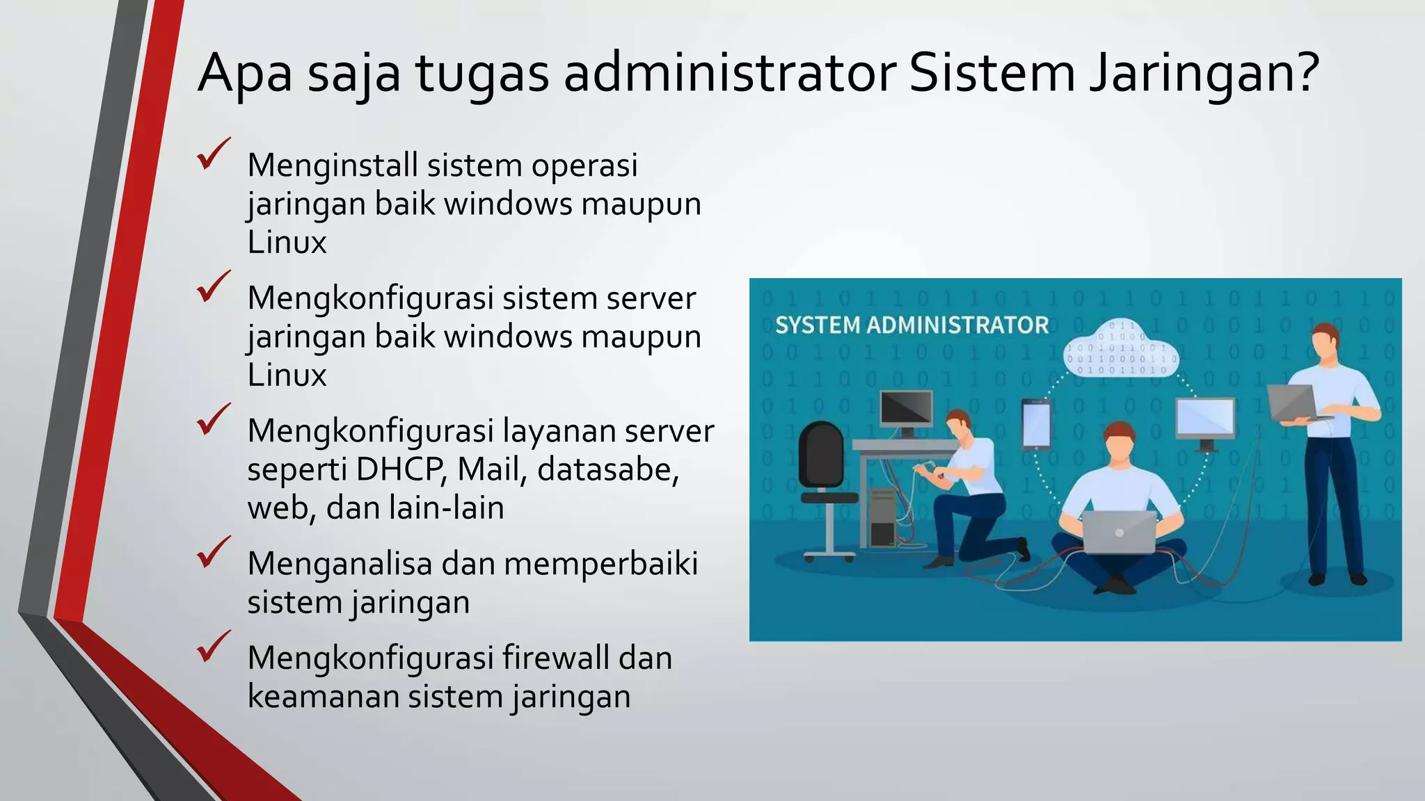 Pertemuan ke 1, administrasi sistem jaringan ~ kelas xii, | PPTX