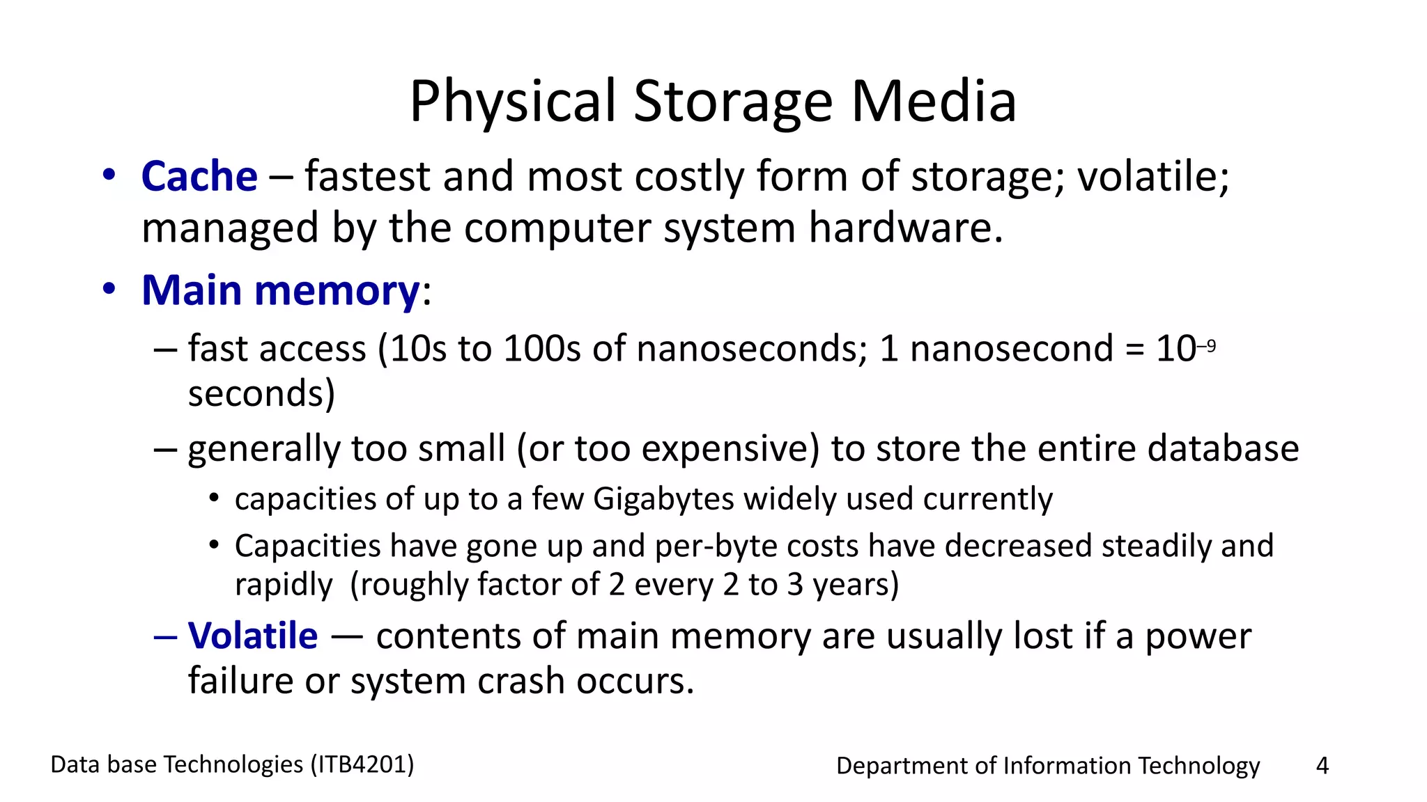 Secondary storage devices | PPT