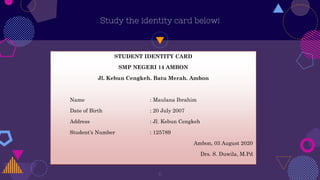 Self identity | PPTX