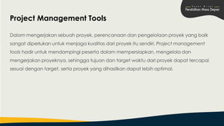 3. modul 6 project management tools | PDF